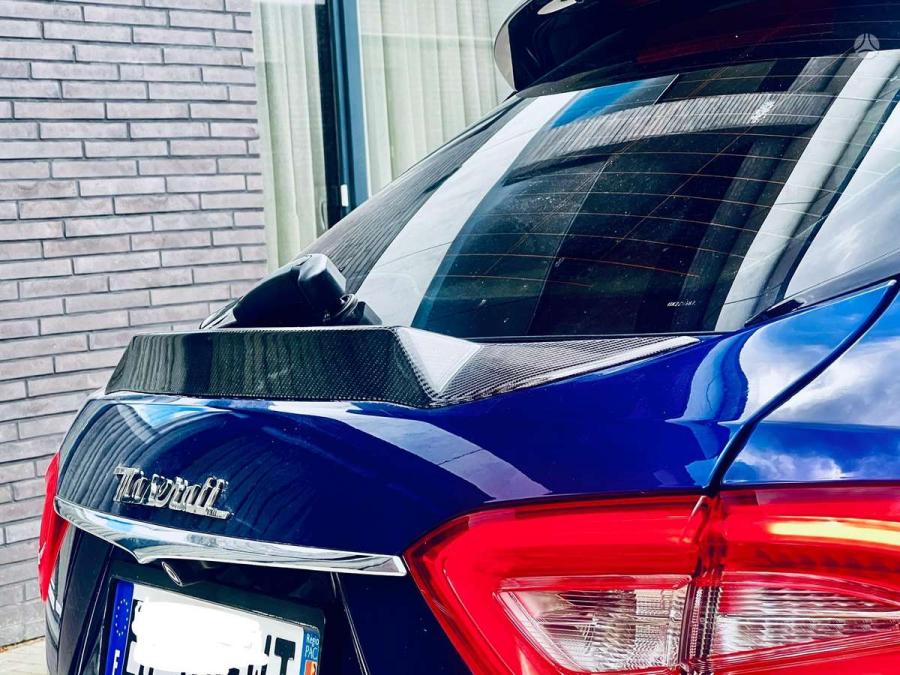 Blue Maserati Levante 2016 in Vilnius, with an engine capacity of 3.00 L and mileage of 146 thousand km for 21450 €, photo 39 on AUTOMOTO.COM.LV