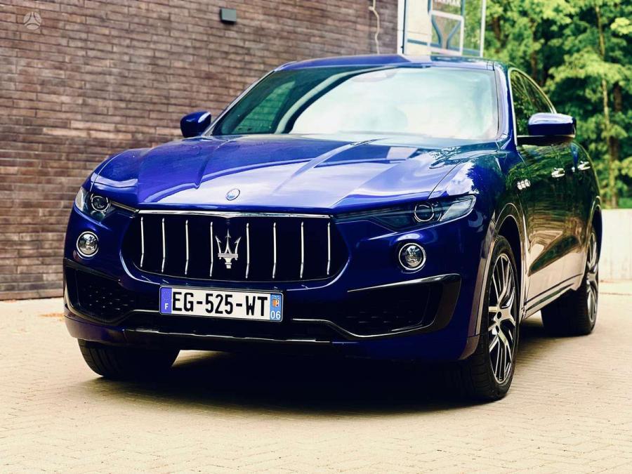 Zils Maserati Levante 2016 Viļņa, ar dzinēja tilpumu 3.00 L un nobraukumu 164 tūkst. km par 21000 €, foto 1 vietnē AUTOMOTO.COM.LV