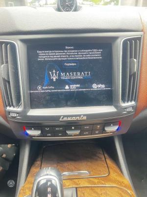 Zils Maserati Levante 2016 Viļņa, ar dzinēja tilpumu 3.00 L un nobraukumu 164 tūkst. km par 21000 €, foto 10 vietnē AUTOMOTO.COM.LV