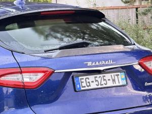 Blue Maserati Levante 2016 in Vilnius, with an engine capacity of 3.00 L and mileage of 142 thousand km for 22990 €, photo 14 on AUTOMOTO.COM.LV