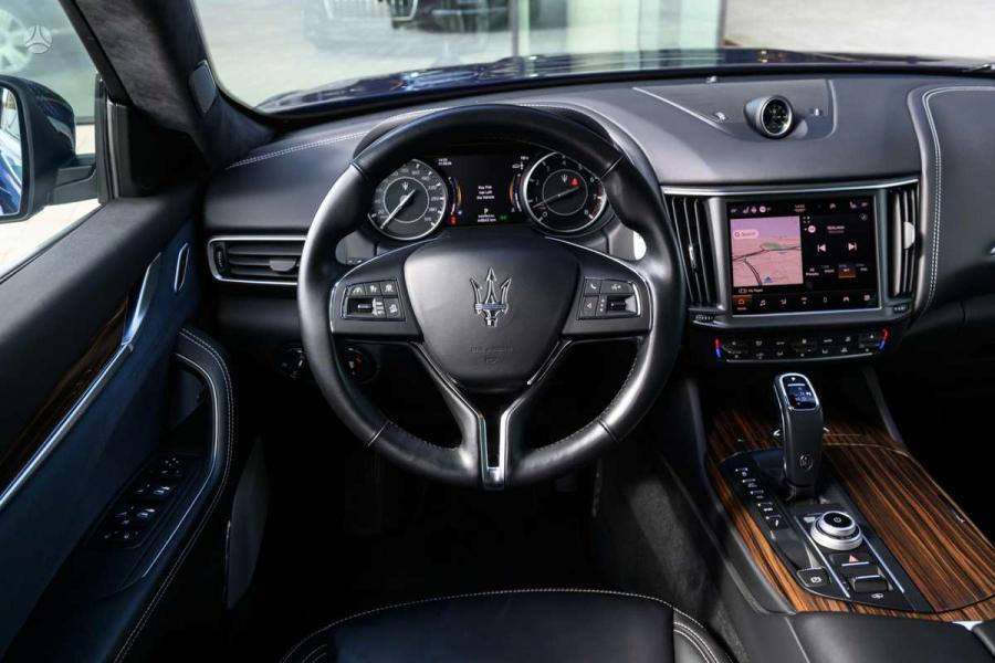 Zils Maserati Levante 2021 Viļņa, ar dzinēja tilpumu 2.98 L un nobraukumu 45 tūkst. km par 55999 €, foto 14 vietnē AUTOMOTO.COM.LV