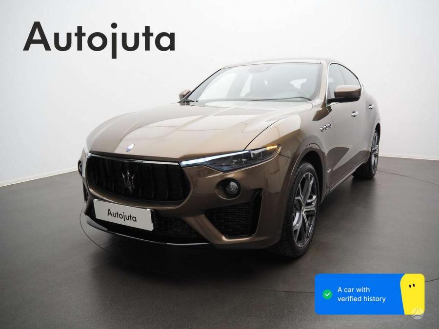Brown Maserati Levante 2021 in Vilnius, with an engine capacity of 2.98 L and mileage of 47 thousand km for 59000 €, photo 1 on AUTOMOTO.COM.LV