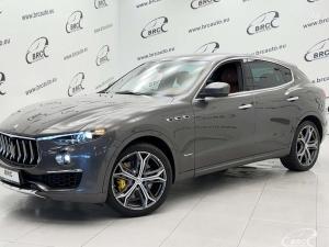 Grey Maserati Levante 2019 in Vilnius, with an engine capacity of 2.98 L and mileage of 187 thousand km for 24900 €, photo  on AUTOMOTO.COM.LV