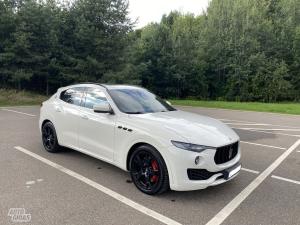 White Maserati Levante 2017 in Vilnius, with an engine capacity of 3.00 L and mileage of 95 thousand km for 18500 €, photo  on AUTOMOTO.COM.LV