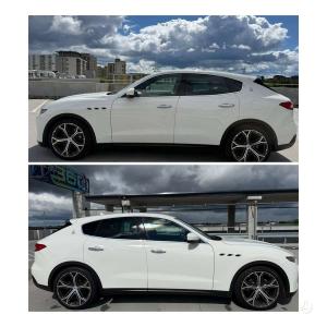 White Maserati Levante 2017 in Vilnius, with an engine capacity of 2.98 L and mileage of 89 thousand km for 24500 €, photo 12 on AUTOMOTO.COM.LV