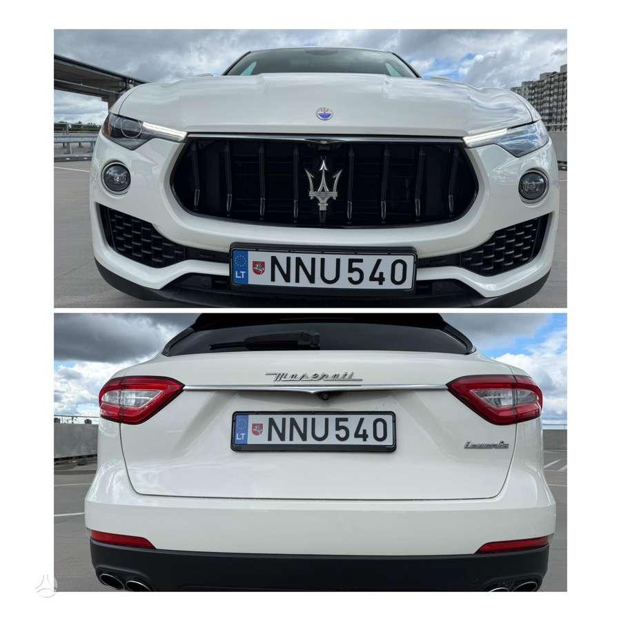 White Maserati Levante 2017 in Vilnius, with an engine capacity of 2.98 L and mileage of 89 thousand km for 24500 €, photo 30 on AUTOMOTO.COM.LV