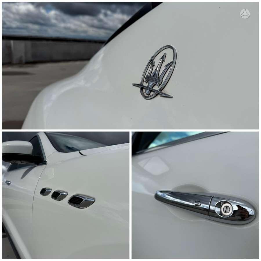 White Maserati Levante 2017 in Vilnius, with an engine capacity of 2.98 L and mileage of 89 thousand km for 24500 €, photo 31 on AUTOMOTO.COM.LV