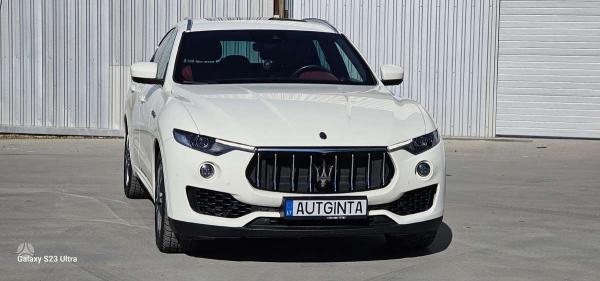 White Maserati Levante 2017 in Klaipeda, with an engine capacity of 3.00 L and mileage of 123 thousand km for 19200 €, photo 9 on AUTOMOTO.COM.LV