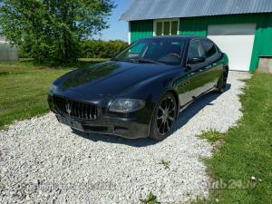 Black Maserati Quattroporte 2005 in Tallinn, with an engine capacity of 4.20 L and mileage of 82 thousand km for 8000 €, photo  on AUTOMOTO.COM.LV