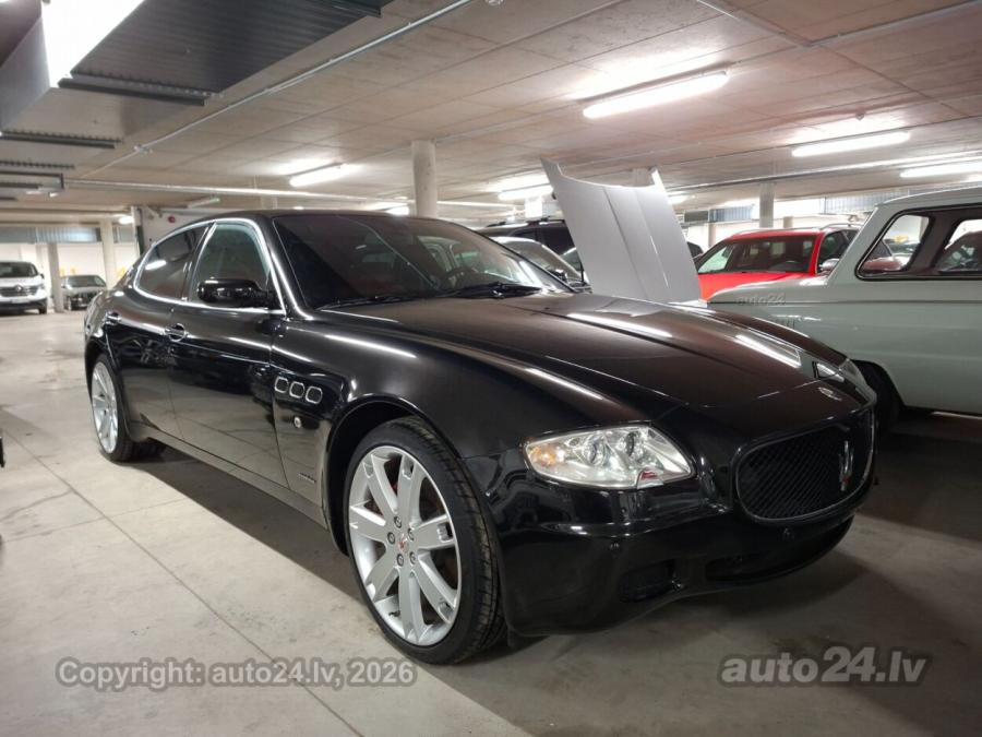 Melns Maserati Quattroporte 2007 Tallina, ar dzinēja tilpumu 0.00 L un nobraukumu 129 tūkst. km par 8200 €, foto 2 vietnē AUTOMOTO.COM.LV