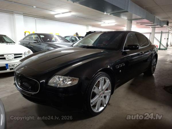 Black Maserati Quattroporte 2007 in Tallinn, with an engine capacity of 0.00 L and mileage of 129 thousand km for 8200 €, photo 3 on AUTOMOTO.COM.LV