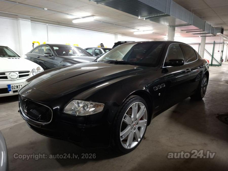 Melns Maserati Quattroporte 2007 Tallina, ar dzinēja tilpumu 0.00 L un nobraukumu 129 tūkst. km par 8200 €, foto 3 vietnē AUTOMOTO.COM.LV