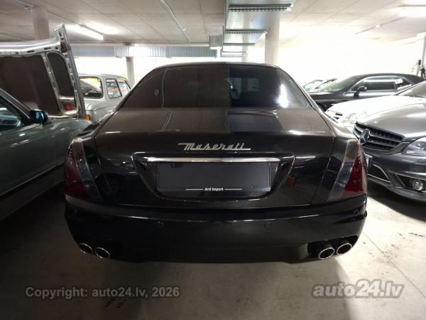 Black Maserati Quattroporte 2007 in Tallinn, with an engine capacity of 0.00 L and mileage of 129 thousand km for 8200 €, photo 7 on AUTOMOTO.COM.LV