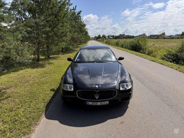 Melns Maserati Quattroporte 2007 Klaipėda, ar dzinēja tilpumu 4.20 L un nobraukumu 92 tūkst. km par 6200 €, foto 2 vietnē AUTOMOTO.COM.LV