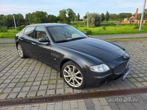 Black Maserati Quattroporte 2008 in Tallinn, with an engine capacity of 4.20 L and mileage of 58 thousand km for 12500 €, photo  on AUTOMOTO.COM.LV