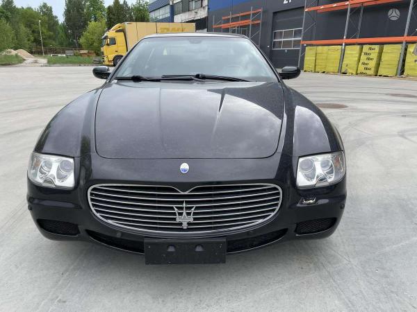 Melns Maserati Quattroporte 2009 Panevēža, ar dzinēja tilpumu 4.24 L un nobraukumu 222 tūkst. km par 3899 €, foto 2 vietnē AUTOMOTO.COM.LV