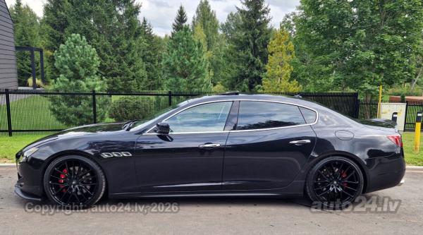 Melns Maserati Quattroporte 2013 Elva, ar dzinēja tilpumu 3.00 L un nobraukumu 116 tūkst. km par 25500 €, foto 2 vietnē AUTOMOTO.COM.LV