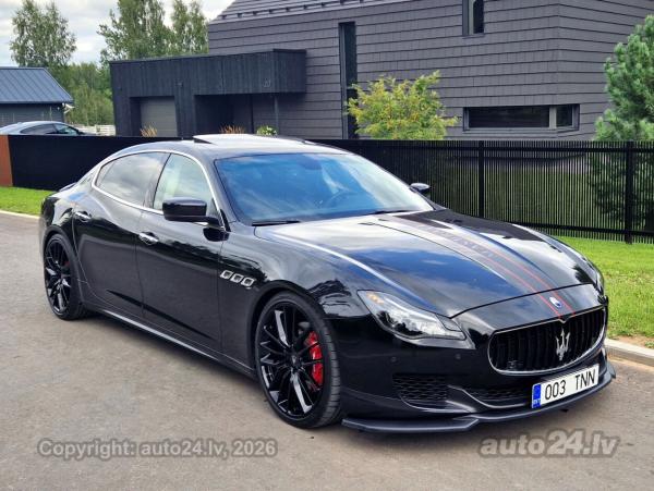 Melns Maserati Quattroporte 2013 Elva, ar dzinēja tilpumu 3.00 L un nobraukumu 116 tūkst. km par 25500 €, foto 4 vietnē AUTOMOTO.COM.LV