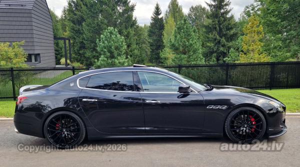 Melns Maserati Quattroporte 2013 Elva, ar dzinēja tilpumu 3.00 L un nobraukumu 116 tūkst. km par 25500 €, foto 5 vietnē AUTOMOTO.COM.LV