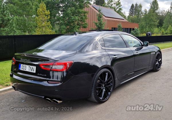 Melns Maserati Quattroporte 2013 Elva, ar dzinēja tilpumu 3.00 L un nobraukumu 116 tūkst. km par 25500 €, foto 6 vietnē AUTOMOTO.COM.LV