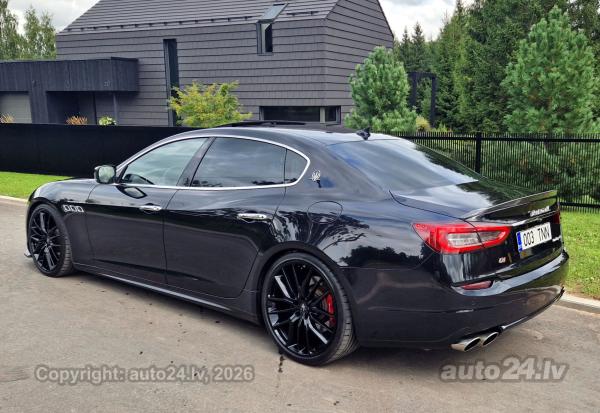 Melns Maserati Quattroporte 2013 Elva, ar dzinēja tilpumu 3.00 L un nobraukumu 116 tūkst. km par 24999 €, foto 6 vietnē AUTOMOTO.COM.LV