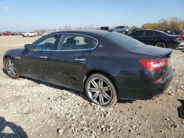 Melns Maserati Quattroporte 2014 Kauņa, ar dzinēja tilpumu 2.98 L un nobraukumu 147 tūkst. km par 9500 €, foto 2 vietnē AUTOMOTO.COM.LV