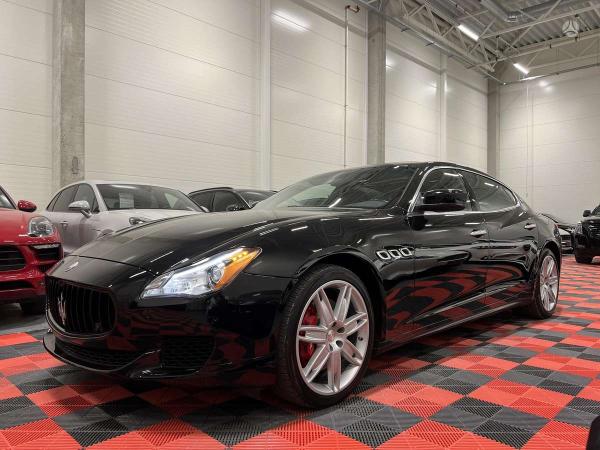 Melns Maserati Quattroporte 2014 Viļņa, ar dzinēja tilpumu 2.98 L un nobraukumu 126 tūkst. km par 17999 €, foto 1 vietnē AUTOMOTO.COM.LV