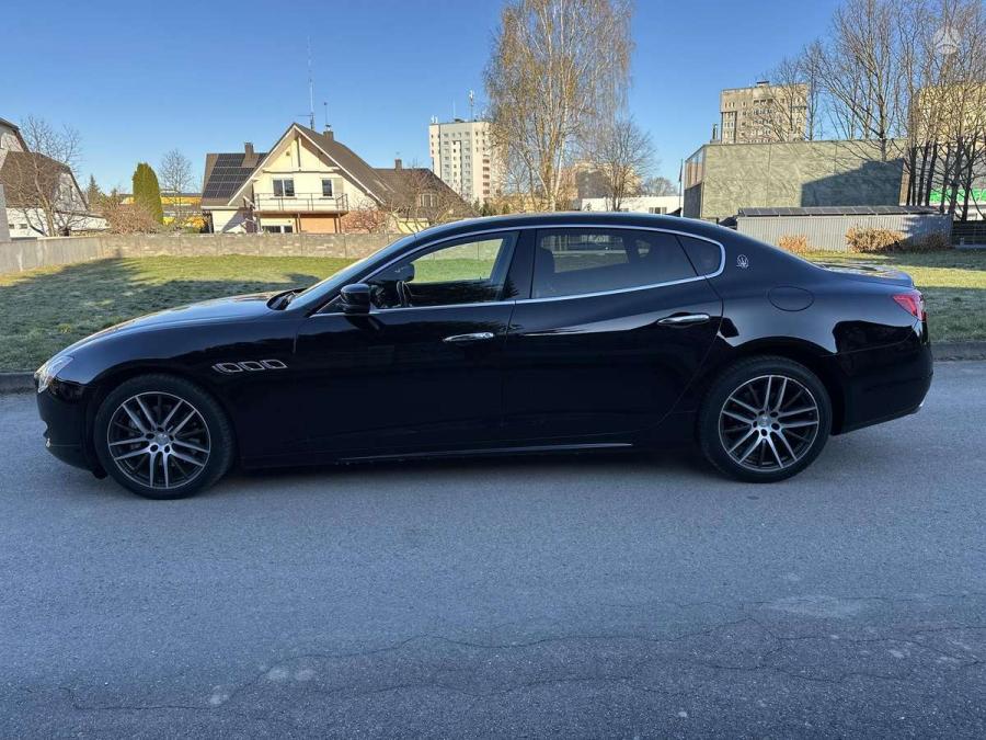 Melns Maserati Quattroporte 2014 Kauņa, ar dzinēja tilpumu 3.00 L un nobraukumu 215 tūkst. km par 13900 €, foto 7 vietnē AUTOMOTO.COM.LV