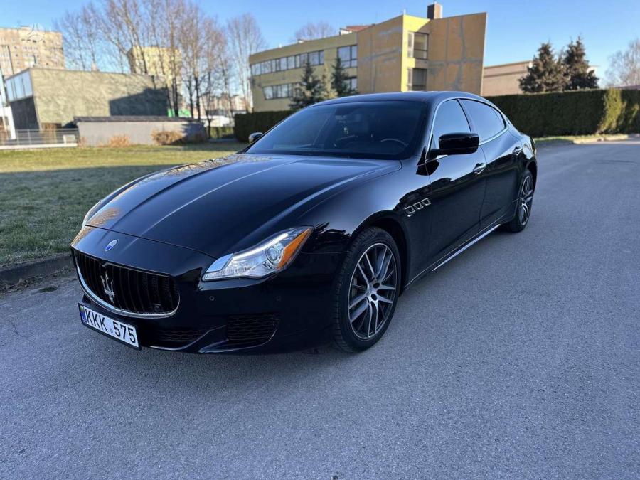 Melns Maserati Quattroporte 2014 Kauņa, ar dzinēja tilpumu 3.00 L un nobraukumu 215 tūkst. km par 13900 €, foto 8 vietnē AUTOMOTO.COM.LV