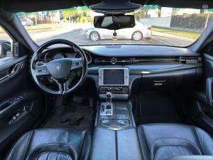 Melns Maserati Quattroporte 2014 Kauņa, ar dzinēja tilpumu 3.00 L un nobraukumu 215 tūkst. km par 13900 €, foto 14 vietnē AUTOMOTO.COM.LV