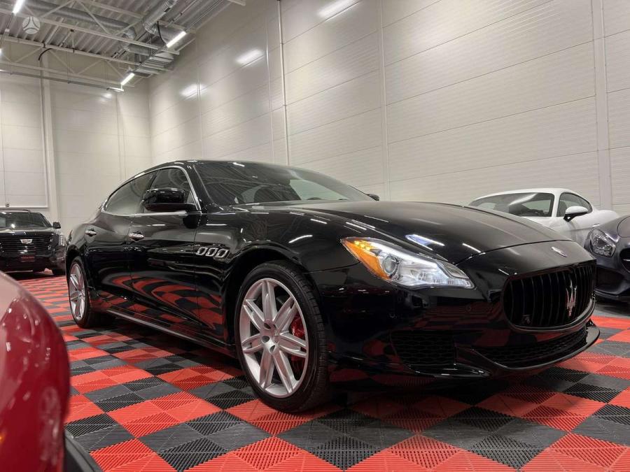Melns Maserati Quattroporte 2014 Viļņa, ar dzinēja tilpumu 2.98 L un nobraukumu 126 tūkst. km par 17499 €, foto 4 vietnē AUTOMOTO.COM.LV