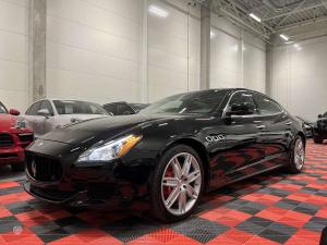 Black Maserati Quattroporte 2014 in Vilnius, with an engine capacity of 2.98 L and mileage of 126 thousand km for 17499 €, photo  on AUTOMOTO.COM.LV