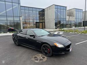 Melns Maserati Quattroporte 2015 Klaipėda, ar dzinēja tilpumu 2.98 L un nobraukumu 112 tūkst. km par 8800 €, foto  vietnē AUTOMOTO.COM.LV