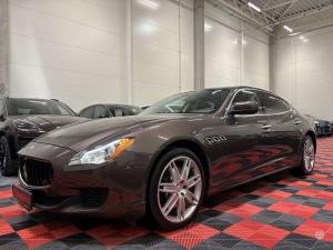Brūns Maserati Quattroporte 2014 Viļņa, ar dzinēja tilpumu 2.98 L un nobraukumu 52 tūkst. km par 19990 €, foto  vietnē AUTOMOTO.COM.LV