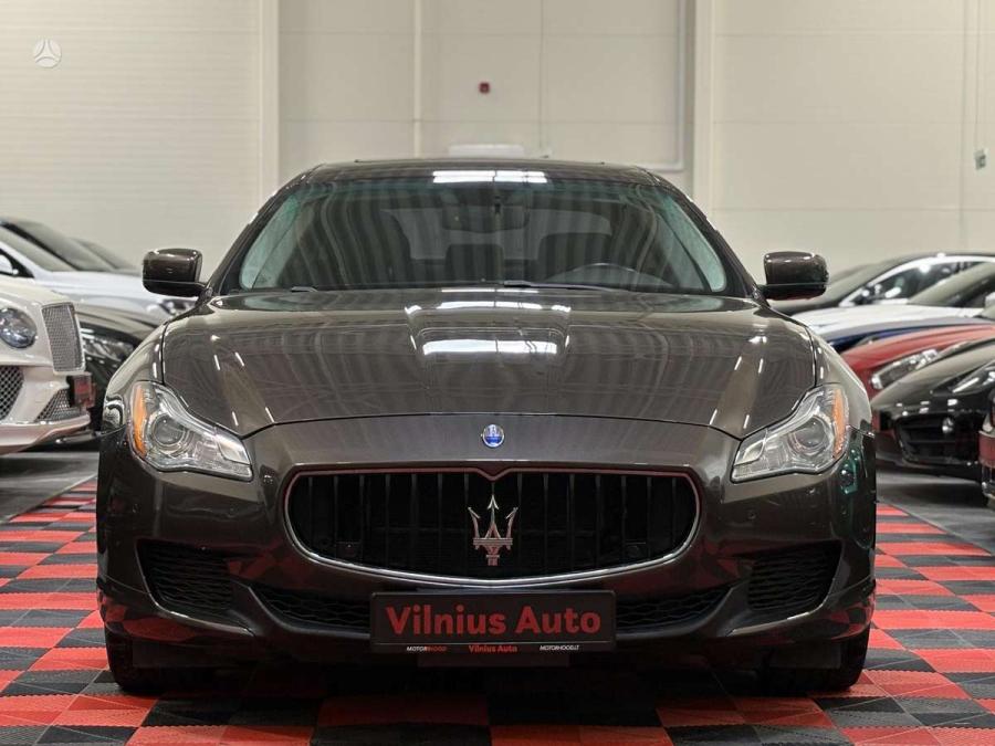 Brūns Maserati Quattroporte 2014 Viļņa, ar dzinēja tilpumu 2.98 L un nobraukumu 52 tūkst. km par 19990 €, foto 3 vietnē AUTOMOTO.COM.LV