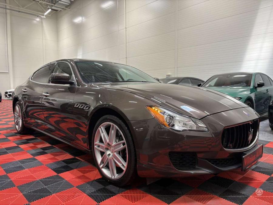 Brūns Maserati Quattroporte 2014 Viļņa, ar dzinēja tilpumu 2.98 L un nobraukumu 52 tūkst. km par 19990 €, foto 4 vietnē AUTOMOTO.COM.LV