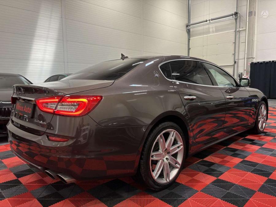 Brūns Maserati Quattroporte 2014 Viļņa, ar dzinēja tilpumu 2.98 L un nobraukumu 52 tūkst. km par 19990 €, foto 5 vietnē AUTOMOTO.COM.LV