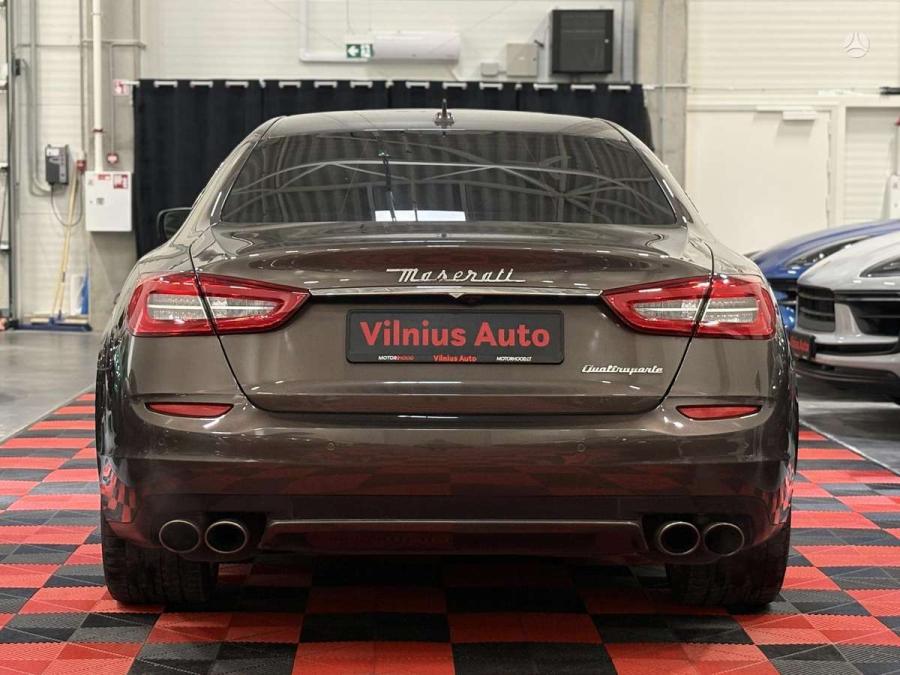 Brūns Maserati Quattroporte 2014 Viļņa, ar dzinēja tilpumu 2.98 L un nobraukumu 52 tūkst. km par 19990 €, foto 6 vietnē AUTOMOTO.COM.LV