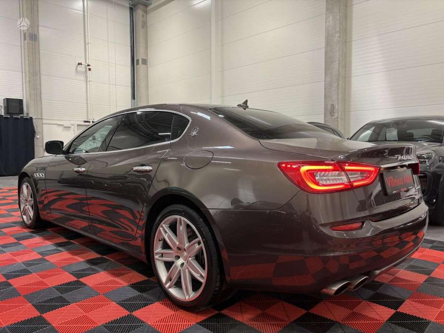 Brūns Maserati Quattroporte 2014 Viļņa, ar dzinēja tilpumu 2.98 L un nobraukumu 52 tūkst. km par 19990 €, foto 7 vietnē AUTOMOTO.COM.LV