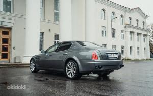 Grey Maserati Quattroporte 2009 in Tallinn, with an engine capacity of 4.20 L and mileage of 77 thousand km for 21990 €, photo 5 on AUTOMOTO.COM.LV