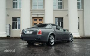 Grey Maserati Quattroporte 2009 in Tallinn, with an engine capacity of 4.20 L and mileage of 77 thousand km for 21990 €, photo 6 on AUTOMOTO.COM.LV