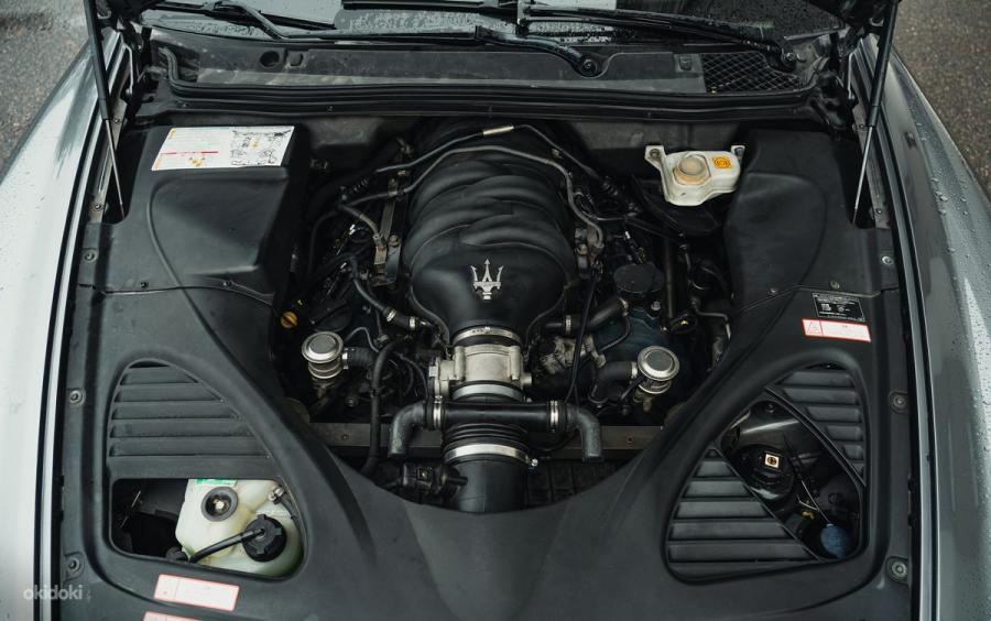 Grey Maserati Quattroporte 2009 in Tallinn, with an engine capacity of 4.20 L and mileage of 77 thousand km for 21990 €, photo 23 on AUTOMOTO.COM.LV