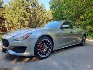 Grey Maserati Quattroporte 2017 in Kaunas, with an engine capacity of 2.98 L and mileage of 92 thousand km for 22000 €, photo 19 on AUTOMOTO.COM.LV