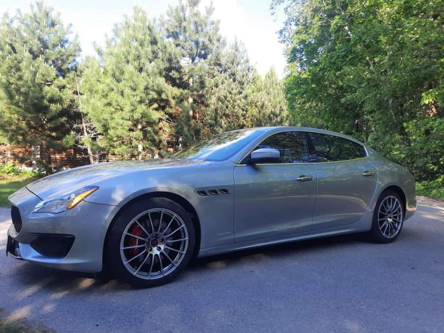 Grey Maserati Quattroporte 2017 in Kaunas, with an engine capacity of 2.98 L and mileage of 92 thousand km for 22000 €, photo 22 on AUTOMOTO.COM.LV