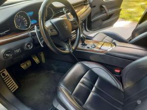 Grey Maserati Quattroporte 2017 in Kaunas, with an engine capacity of 2.98 L and mileage of 92 thousand km for 22000 €, photo 26 on AUTOMOTO.COM.LV
