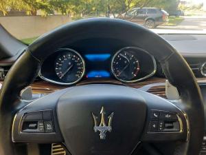Grey Maserati Quattroporte 2017 in Kaunas, with an engine capacity of 2.98 L and mileage of 92 thousand km for 22000 €, photo 32 on AUTOMOTO.COM.LV