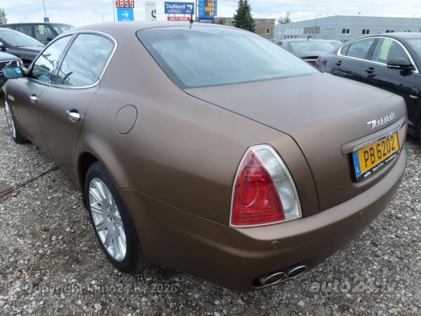 Maserati Quattroporte 2004 Tartu, ar dzinēja tilpumu 4.20 L un nobraukumu 122 tūkst. km par 15500 €, foto 6 vietnē AUTOMOTO.COM.LV