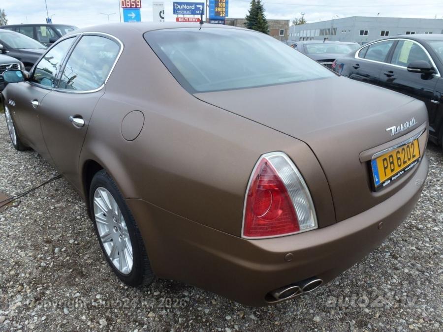 Maserati Quattroporte 2004 Tartu, ar dzinēja tilpumu 4.20 L un nobraukumu 122 tūkst. km par 15500 €, foto 7 vietnē AUTOMOTO.COM.LV