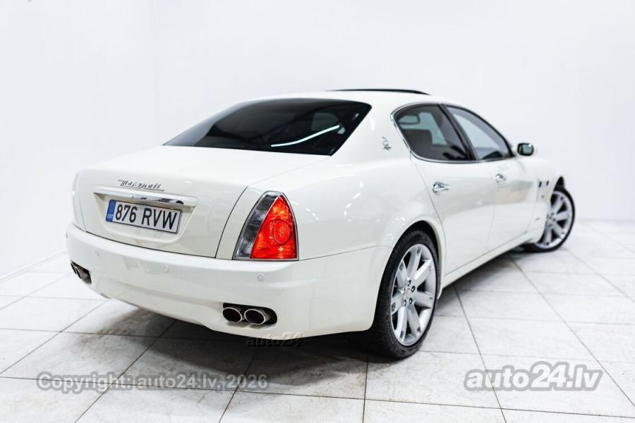 Balts Maserati Quattroporte 2007 Tallina, ar dzinēja tilpumu 4.20 L un nobraukumu 133 tūkst. km par 12000 €, foto 1 vietnē AUTOMOTO.COM.LV