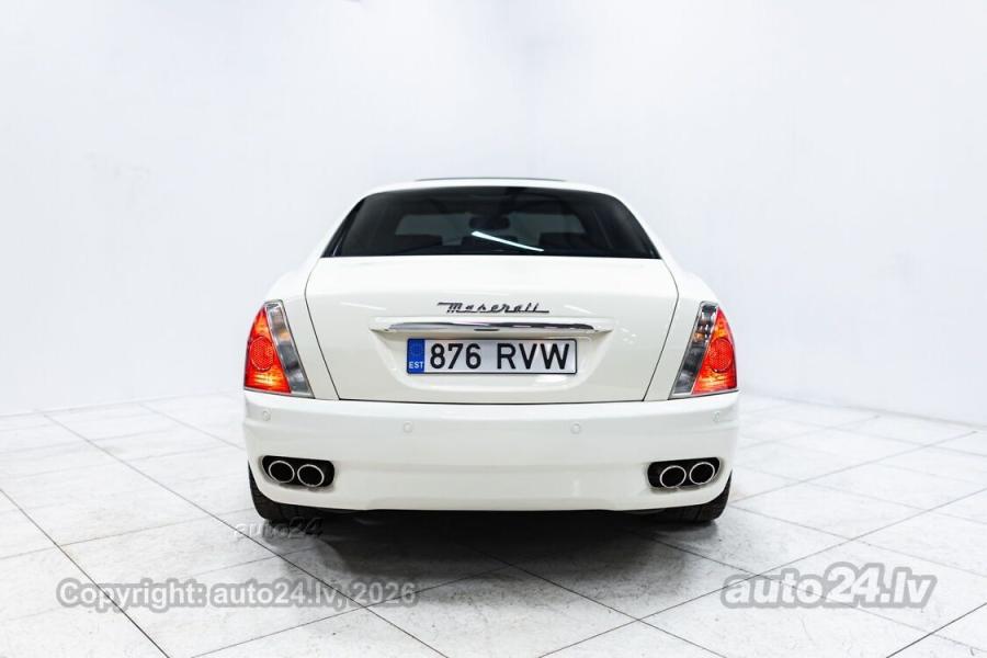 Balts Maserati Quattroporte 2007 Tallina, ar dzinēja tilpumu 4.20 L un nobraukumu 133 tūkst. km par 12000 €, foto 9 vietnē AUTOMOTO.COM.LV